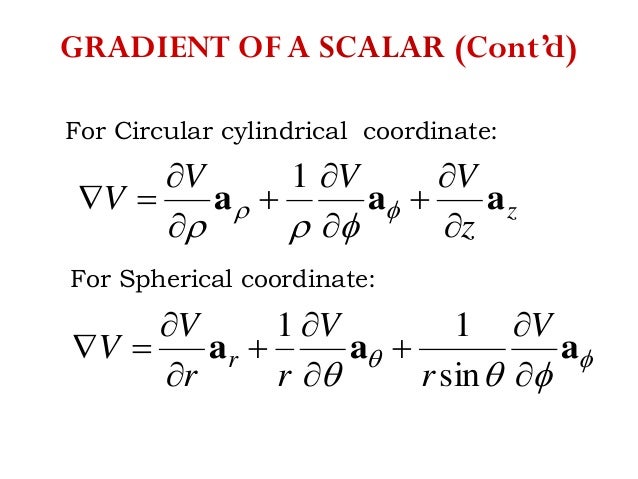 Coordinate systems (and transformations) and vector calculus