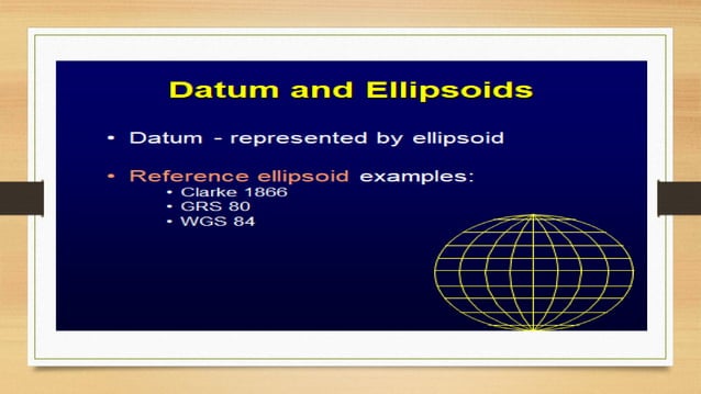 coordinate systems map projections and graphical and atoms ppt group (B ...