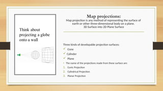 coordinate systems map projections and graphical and atoms ppt group (B ...