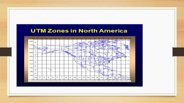 coordinate systems map projections and graphical and atoms ppt group (B ...