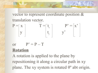 Coordinate transformation | PPT
