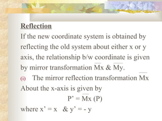 Coordinate transformation | PPT