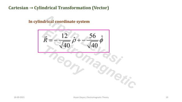 Coordinate transformation | PDF | Physics | Science
