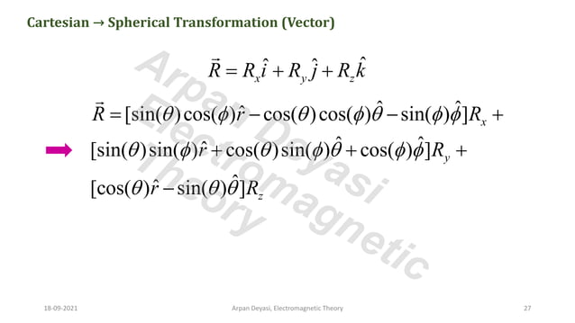 Coordinate transformation | PDF | Physics | Science