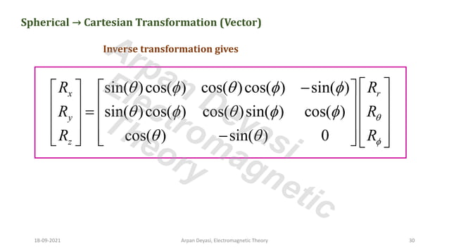 Coordinate transformation | PDF | Physics | Science