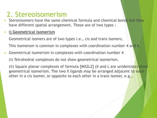 Coordination Compounds CLASS 12 CHEMISTRY | PPT