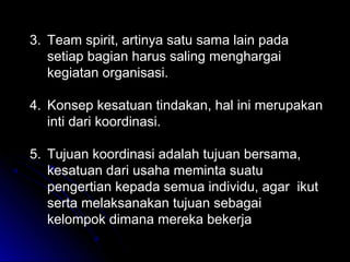 Fungsi Management (Coordinating) | PPT