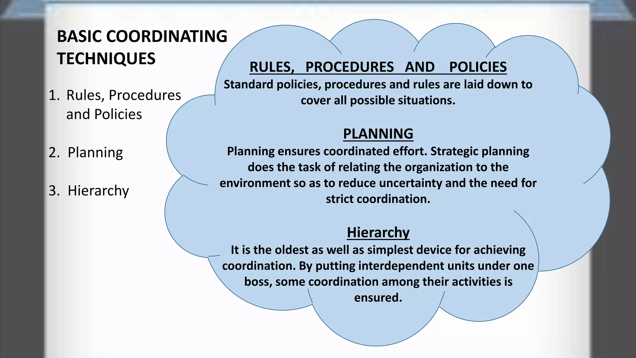 Coordinating and controlling | PPTX