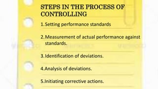 Coordinating and controlling | PPTX