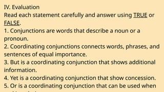 COORDINATING CONJUNCTIONS PRESENTATION.pptx