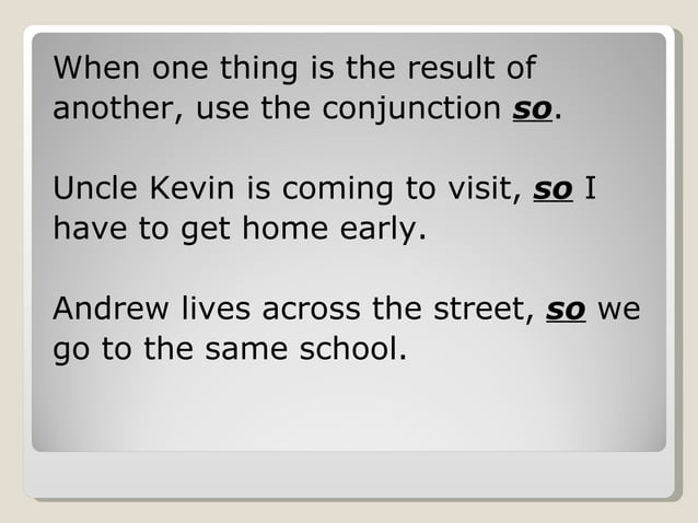 Coordinating conjunctions[1]4th grade | PPT