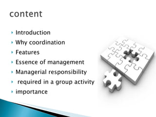 Coordination | PPT