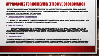 Coordination | PPTX