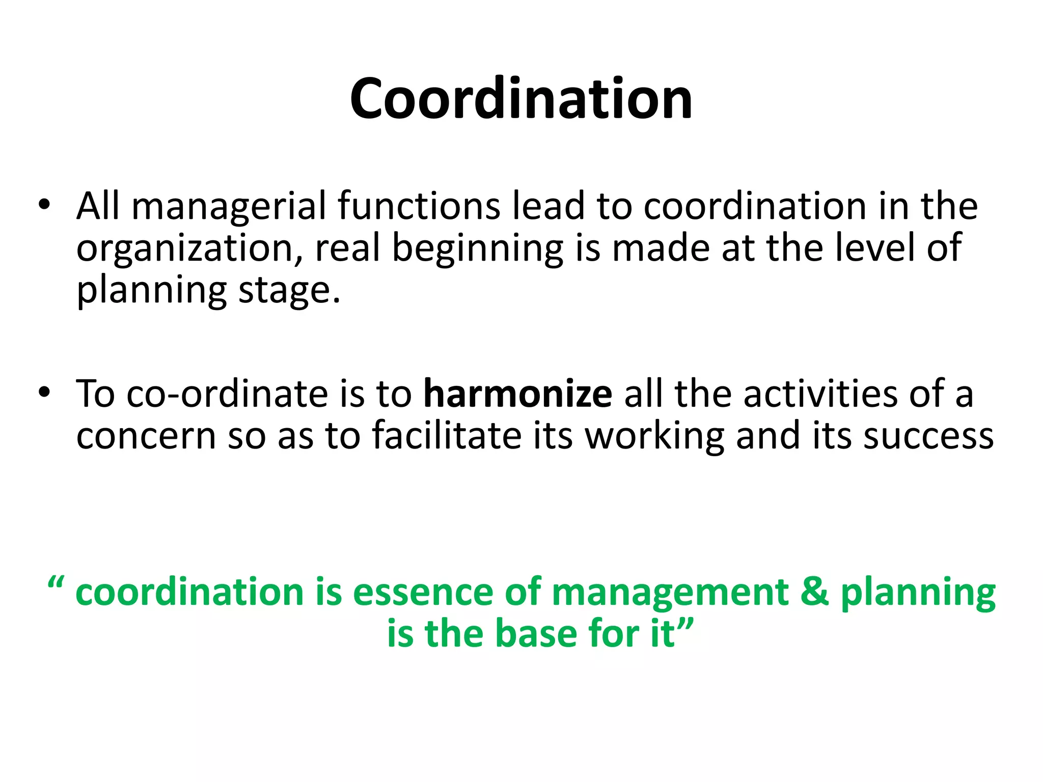 Coordination | PPT