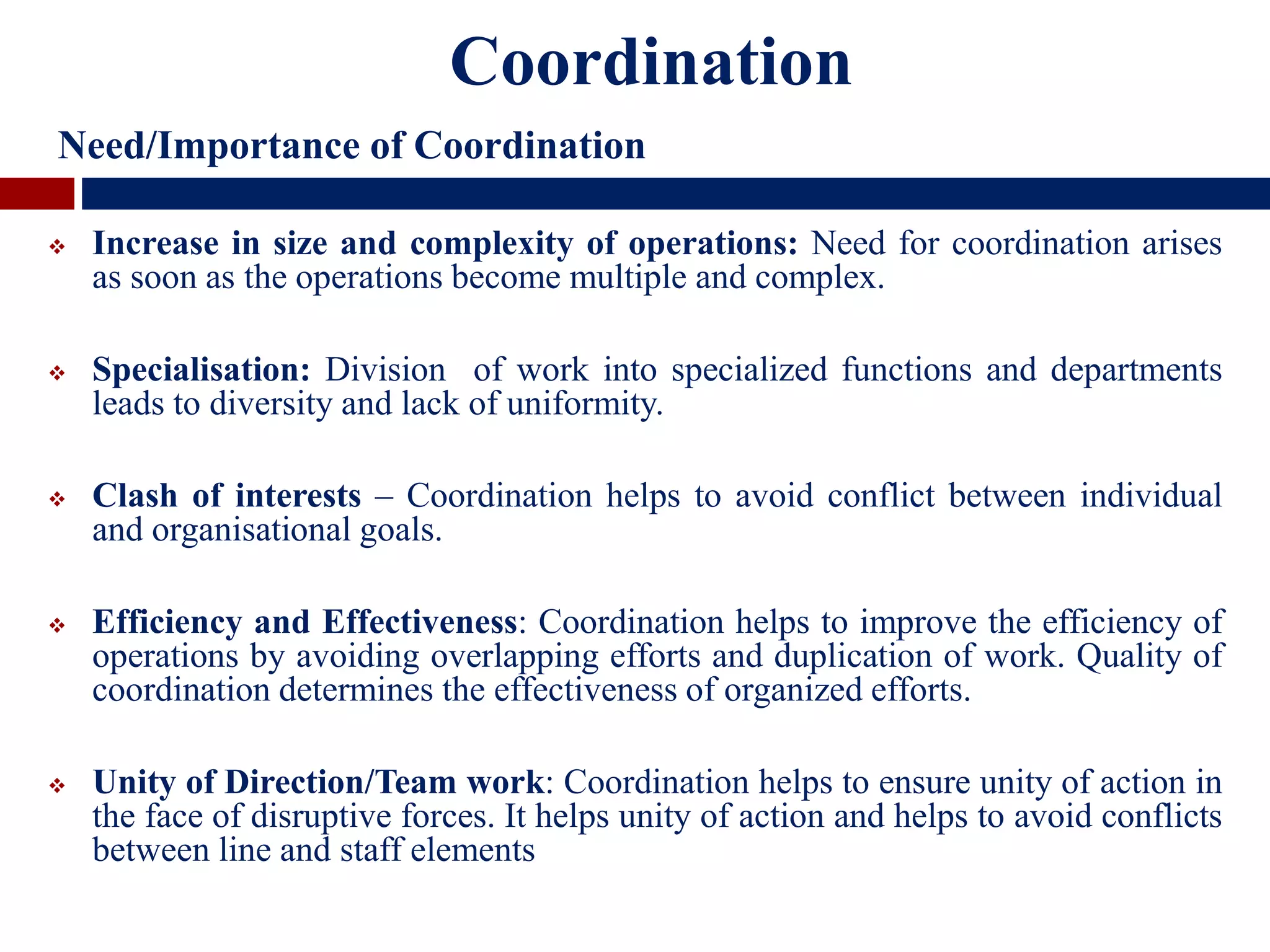 Coordination | PPTX
