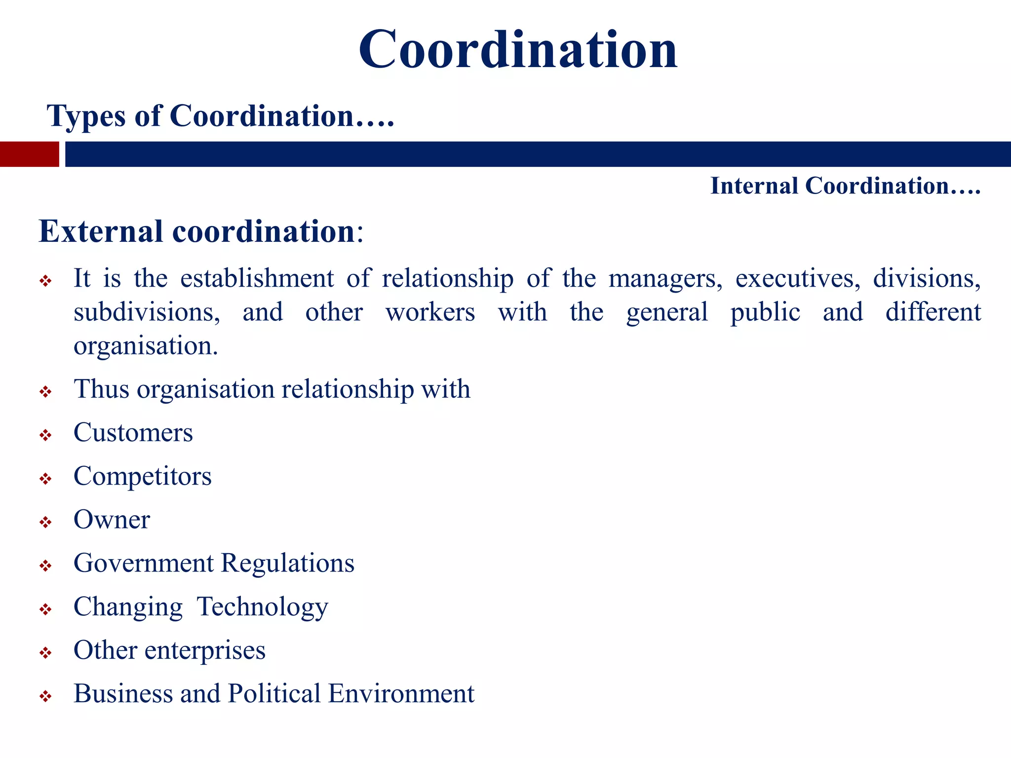 Coordination | PPTX
