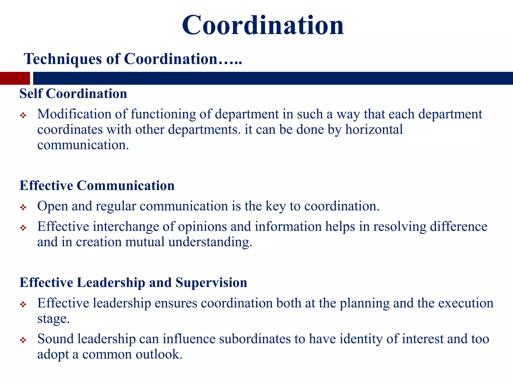 Coordination | PPTX