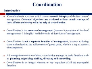 Types Of Coordination In Management