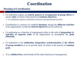 Types Of Coordination In Management
