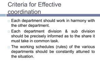 Management Coordination | PPTX