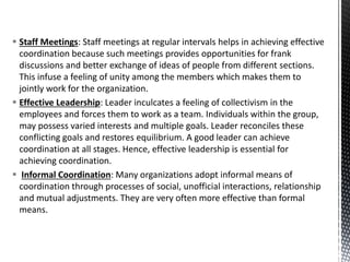 Coordination | PPTX