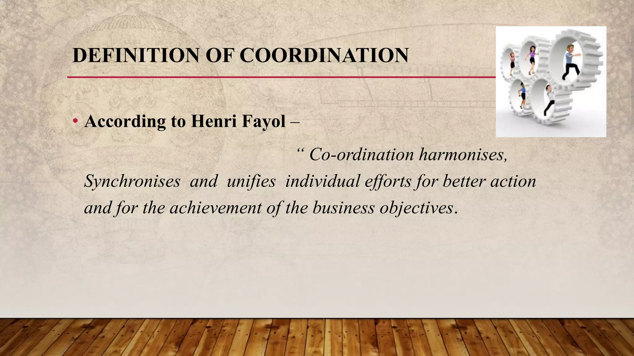 Coordination in Management | PPTX