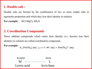 Coordination Chemistry | PPTX
