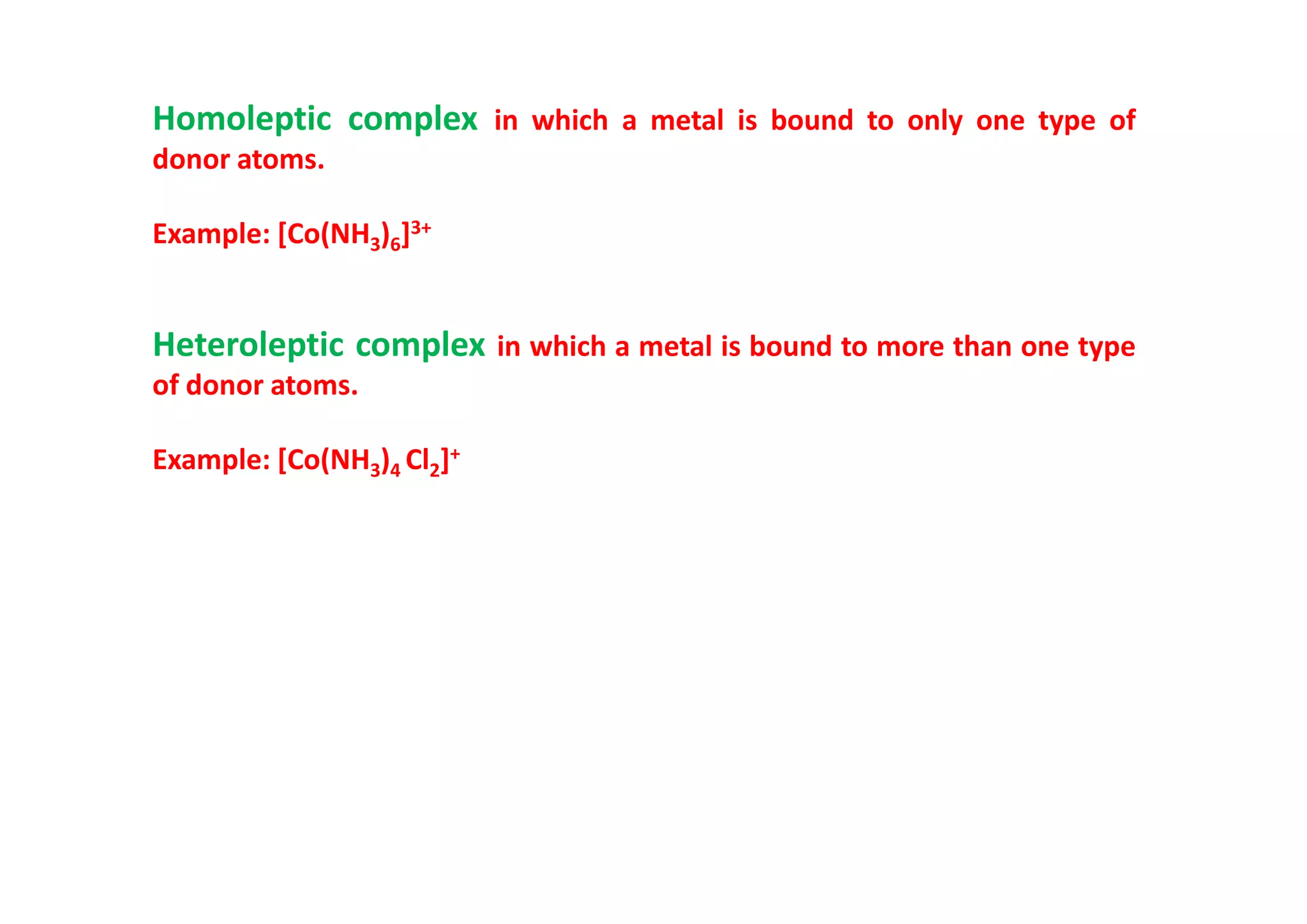 Coordination chemistry -1 | PDF