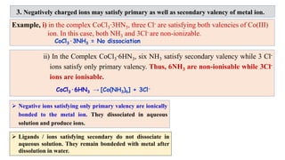 Coordination chemistry 1 werners work and werner's theory | PPTX