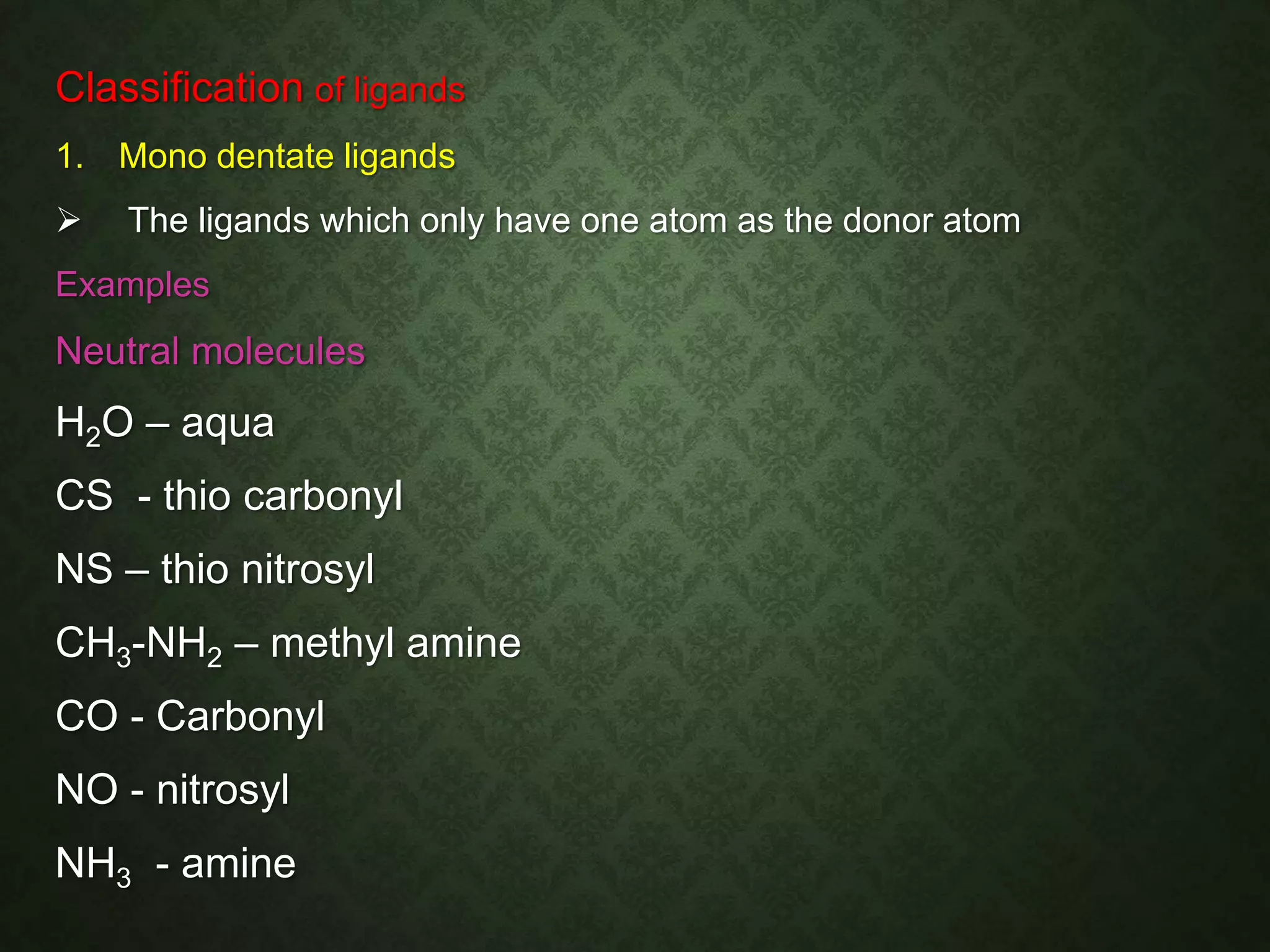 Coordination chemistry-part-1 | PPTX