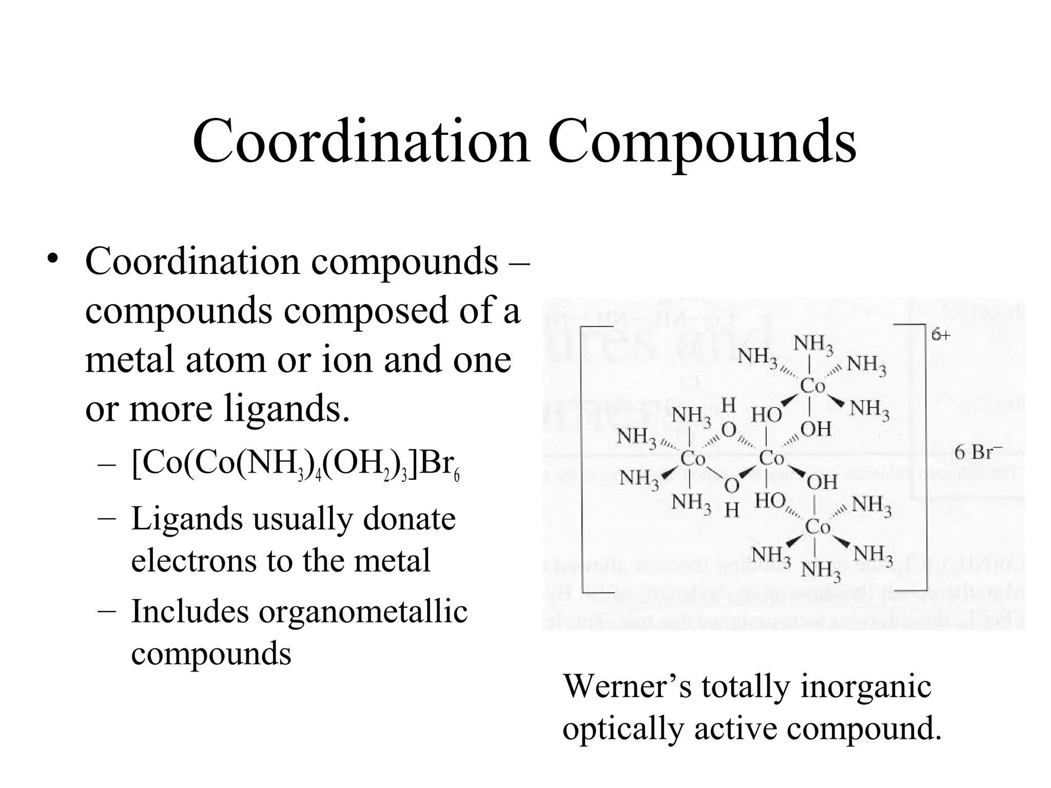 Coordination chemistry i | PPT