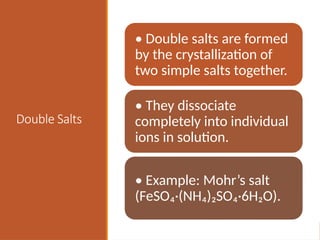 Coordination Chemistry (Part-I) presentation | PPT