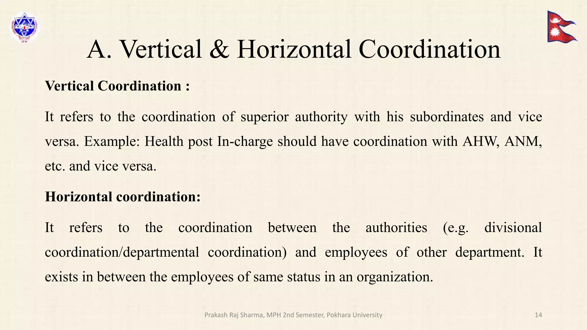 Current co-ordination mechanism of health system in Nepal | PPTX