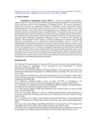 Coordination issues of multi agent systems in distributed data mining | PDF