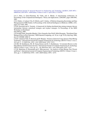 Coordination issues of multi agent systems in distributed data mining | PDF