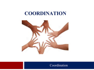 Coordination Management Training to Staff.pptx | Business | Business ...