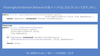 Coordinator Layout Behavior | PPT