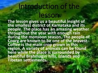 Coorg | PPTX