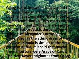 Coorg | PPTX