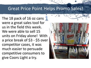 Coors Off Premise Powerpoint | PPTX