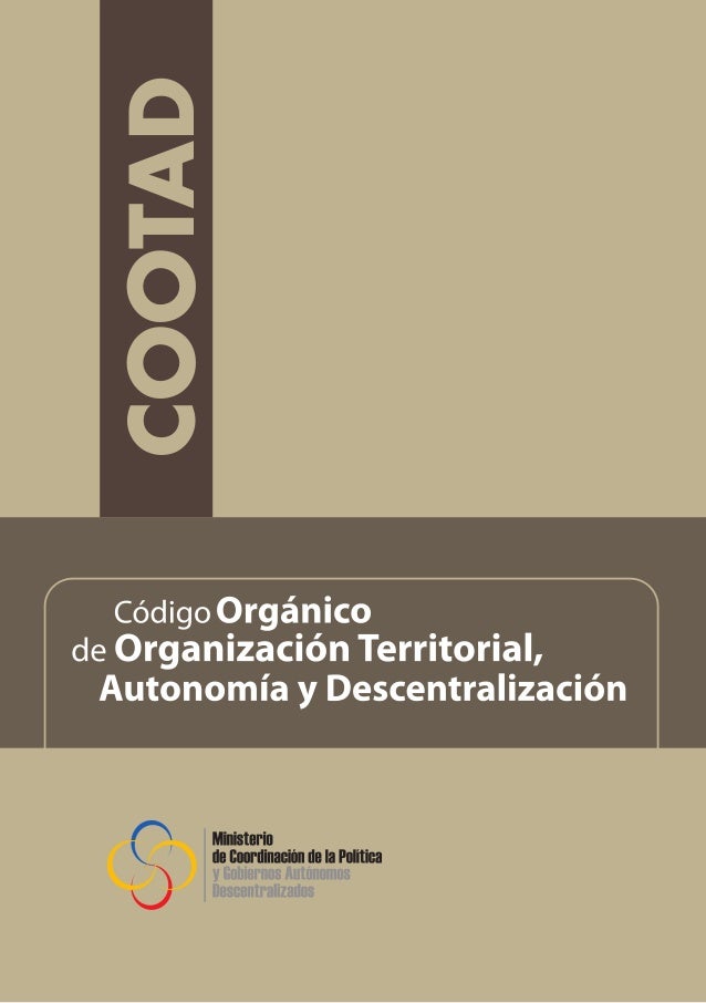 Catastro Jefferson Revelo: COOTAD