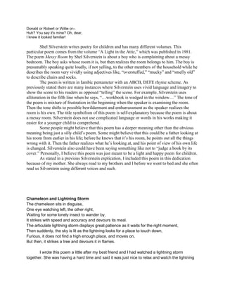 Poetry Dedication Project | PDF