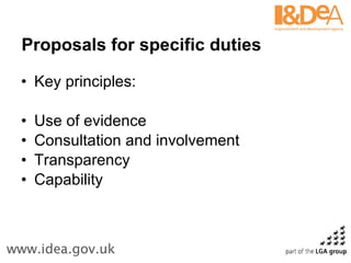 Co P Specific Duties Consultation | PPT