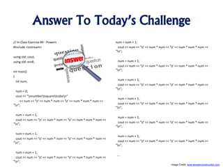 Intro To C++ - Class 08 - Separate Files & Set Functions | PPTX