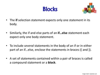 Intro To C++ - Class 10 - Control Statements: Part 2 | PPT