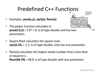 Intro To C++ - Class #19: Functions | PPT