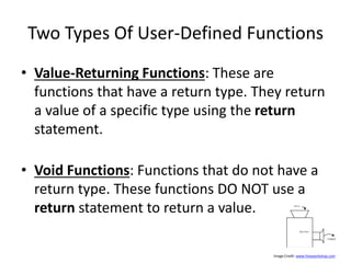 Intro To C++ - Class #19: Functions | PPT