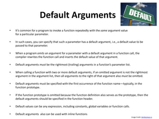 Intro To C++ - Class #20: Functions, Recursion | PPTX