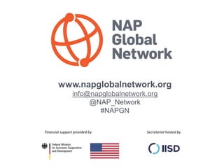Introduction to the NAP Global Network | COP 22 | PPTX