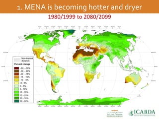 Agricultural technological innovation in MENA in the context of climate ...